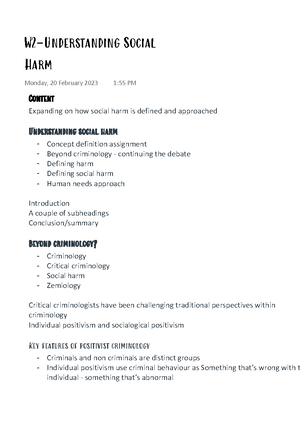 Erin Park-Lilly - Defining Social Harm Crim210 - Defining Social Harm ...