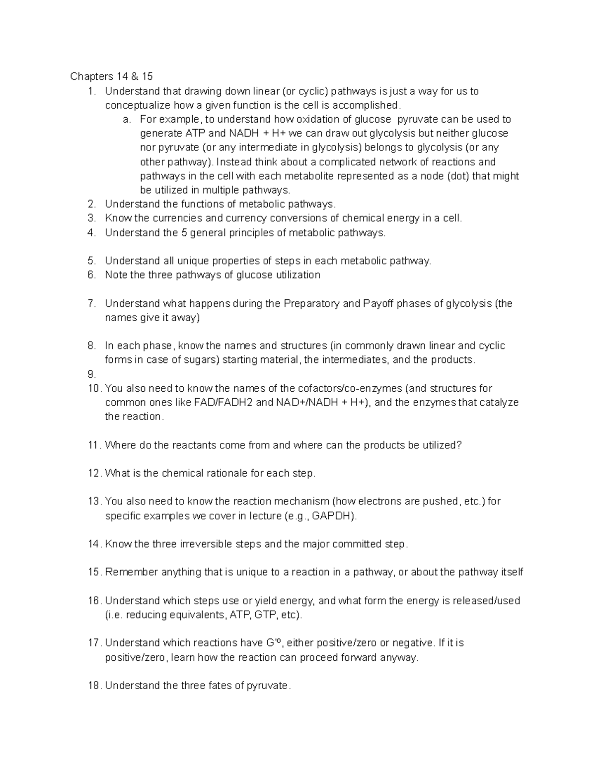 Big 3 NTK - Outlined version of lecture - Chapters 14 & 15 1 ...