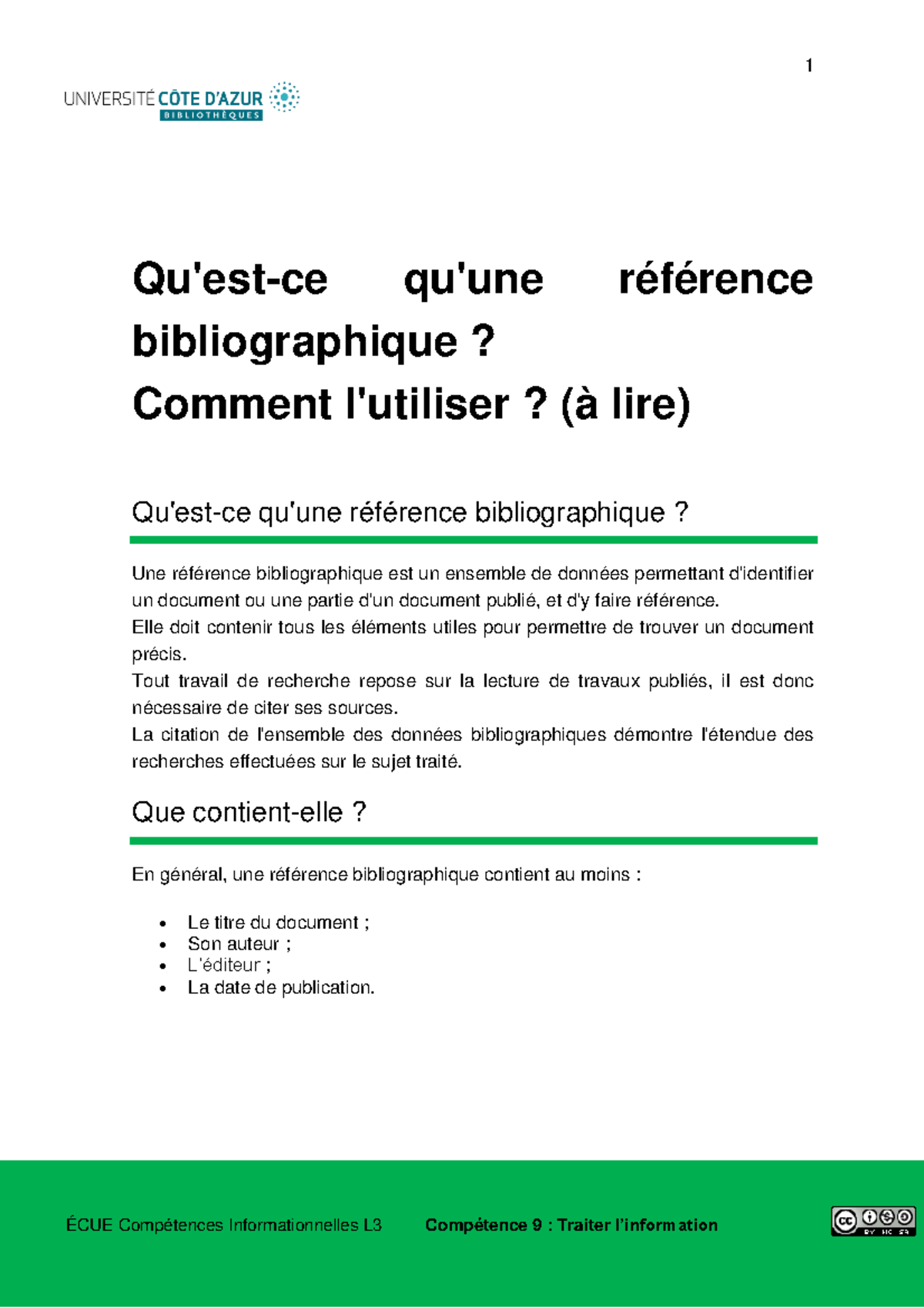 L3EG C9-reference-bib - 1 ÉCUE Compétences Informationnelles L3 ...