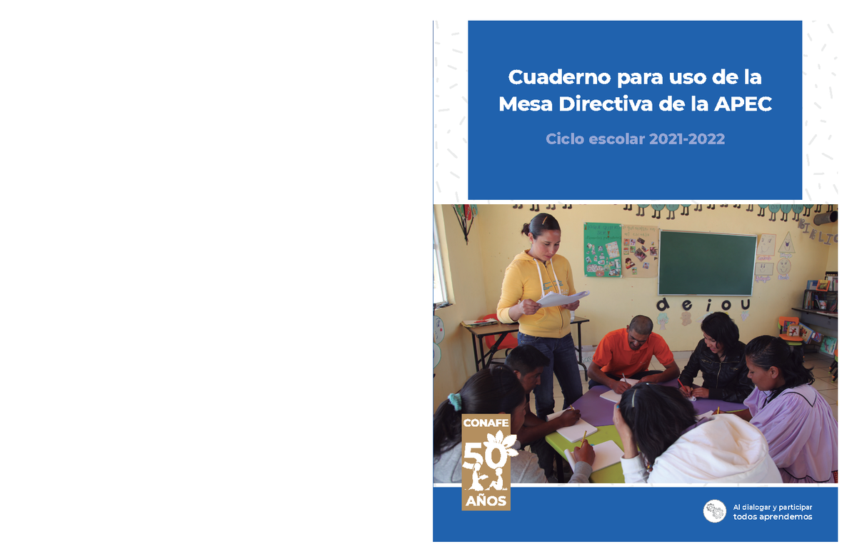 Cuaderno para uso de la Mesa Directiva de la APEC 2021 2022 1 - Al dialogar y participar todos ...