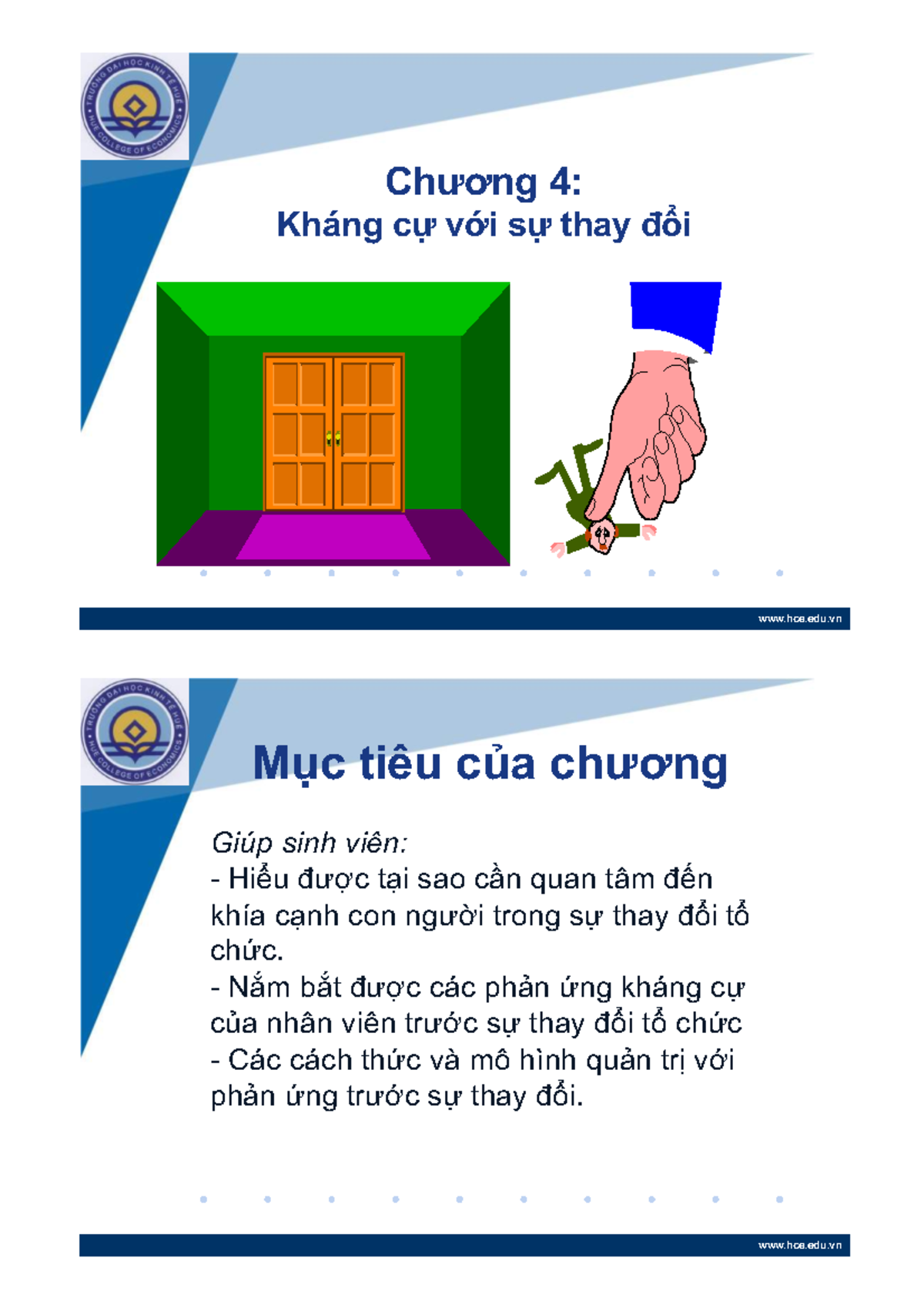 BG QT thay doi-Ch4. Khang cu voi su thay doi - hce.edu Chương 4: Kháng ...