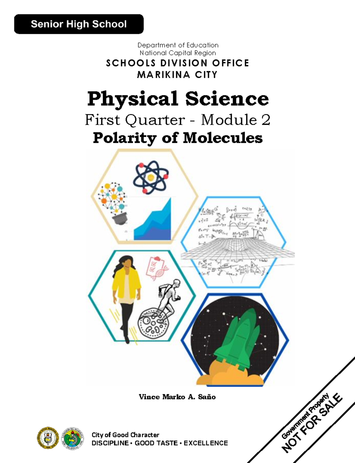 SHS Physical Science 1 Q1 M2 Polarity of Molecules - ####### City of ...