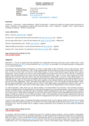 Application FOR Summary Judgement - IN THE HIGH COURT OF SOUTH AFRICA ...