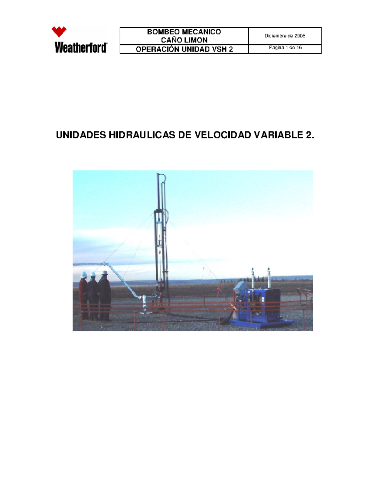 160707322 Manual de Operaciones VSH2 Units - CA O LIMON Diciembre de ...
