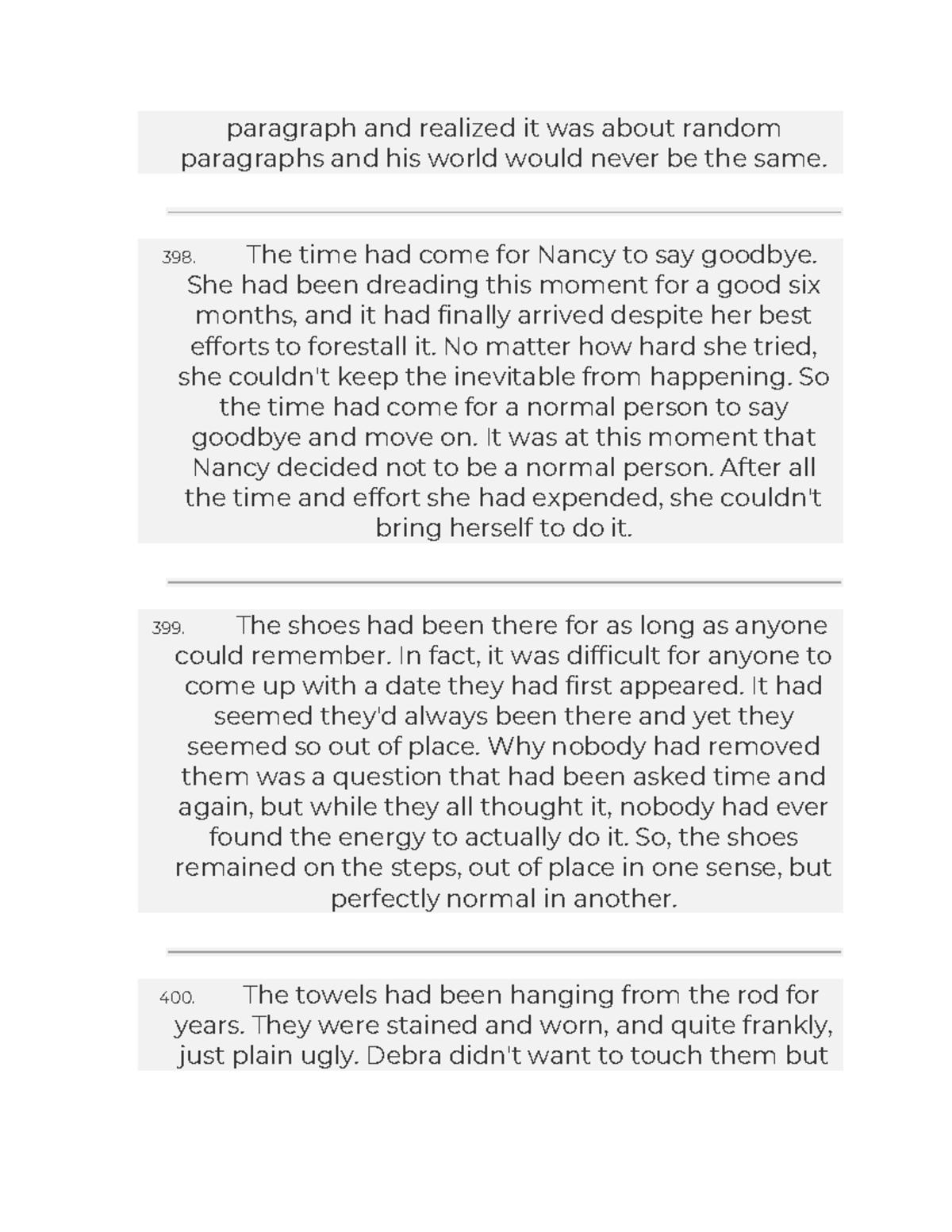 Wondering the bitter truth-115 - paragraph and realized it was about ...