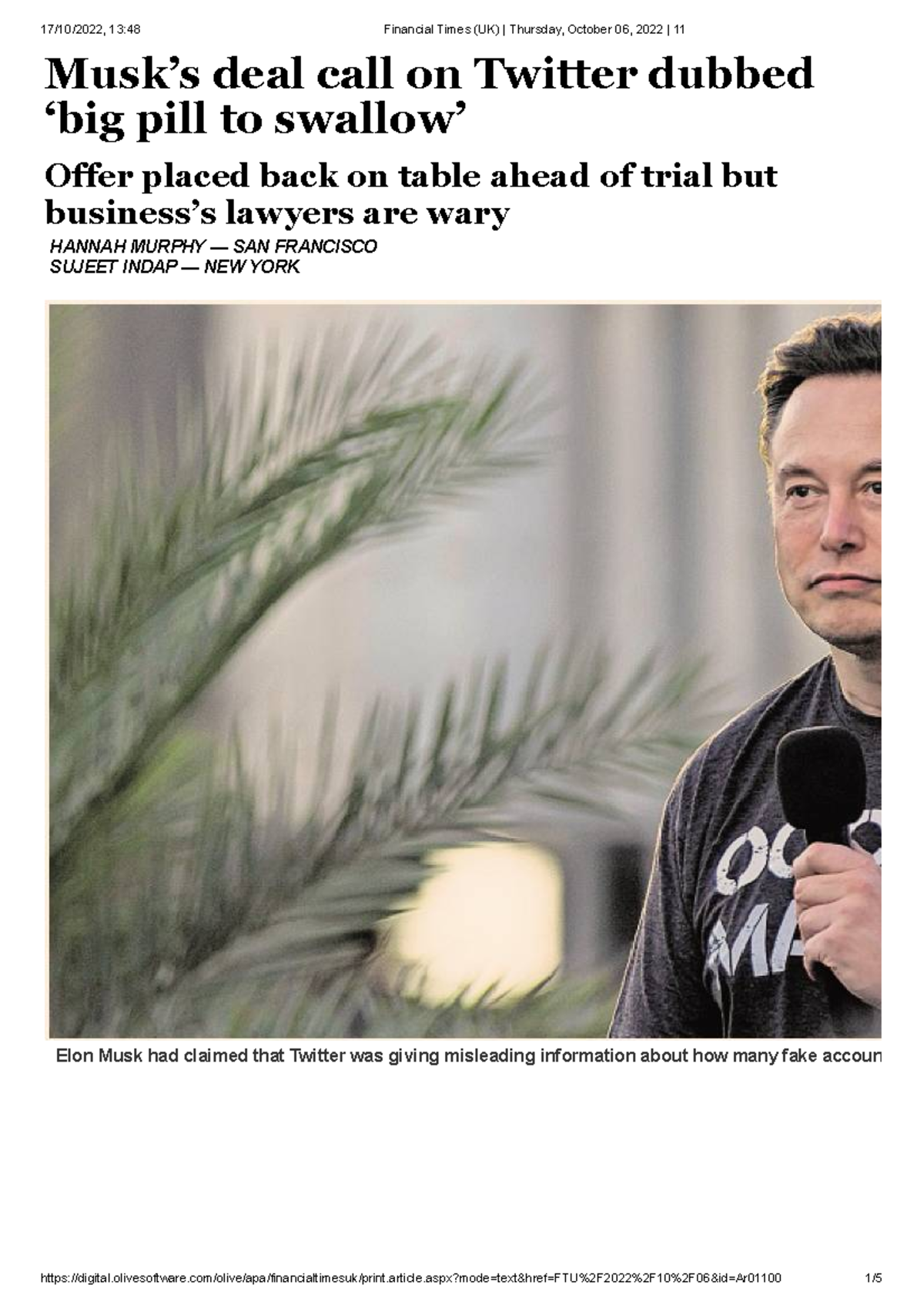 Musk's deal call on Twitter dubbed 'big pill to swallow' - Musk’s deal ...