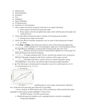 Distillation Lab Report - Josselyn Acevedo Professor Shah February 16 ...