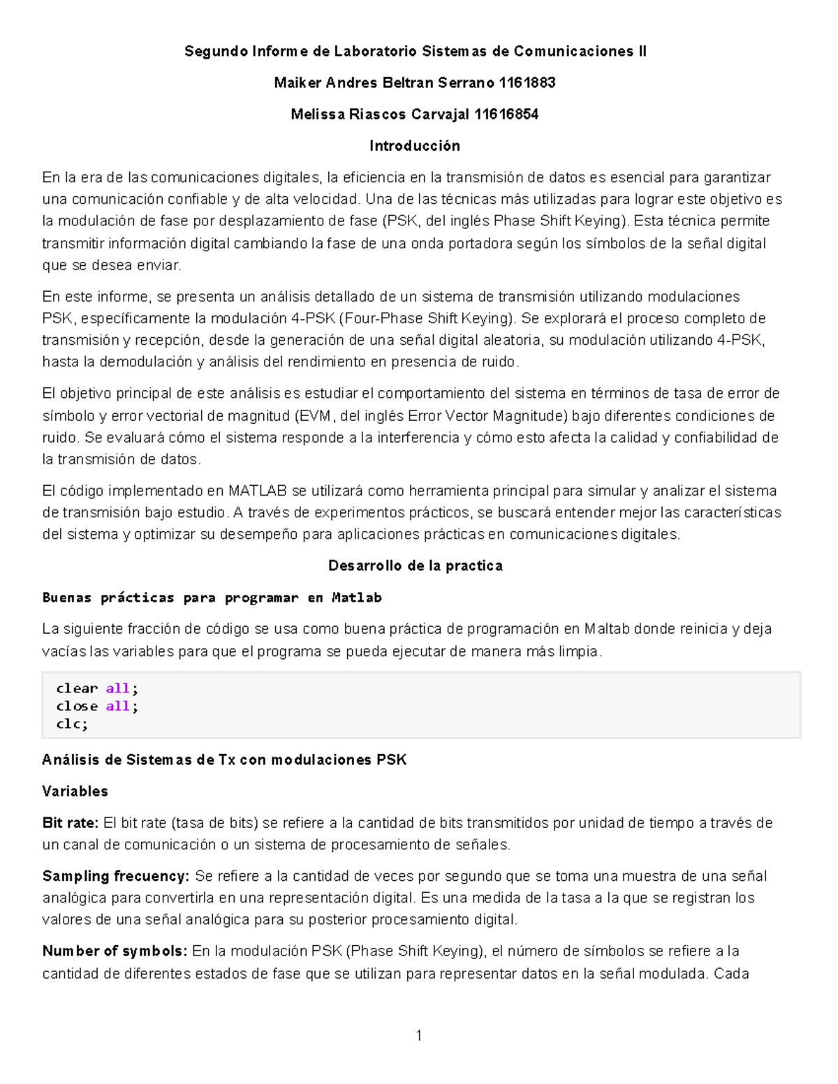 Lab2 - Bb bbjjjkkkkkkkkgvnmnn - Segundo Informe de Laboratorio Sistemas ...