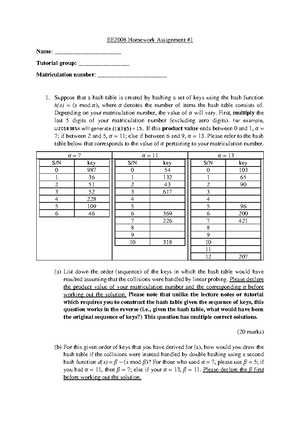 IE2108 Tutorial no 03 - nil - Ver: 20210724 NANYANG TECHNOLOGICAL UNIVERSITY School of ...