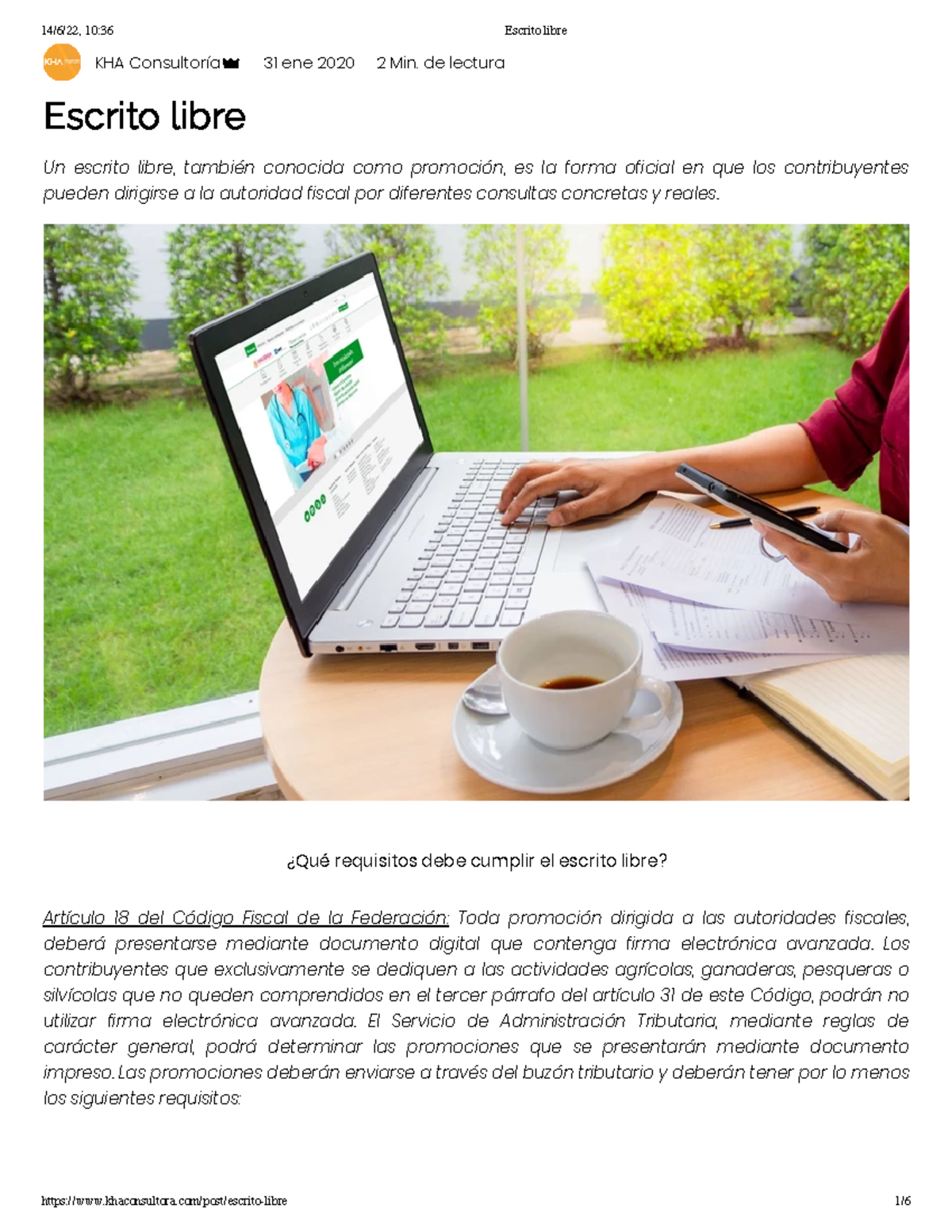 U1 Escrito libre - MAterial de curso - KHA Consultoría 31 ene 2020 2 ...