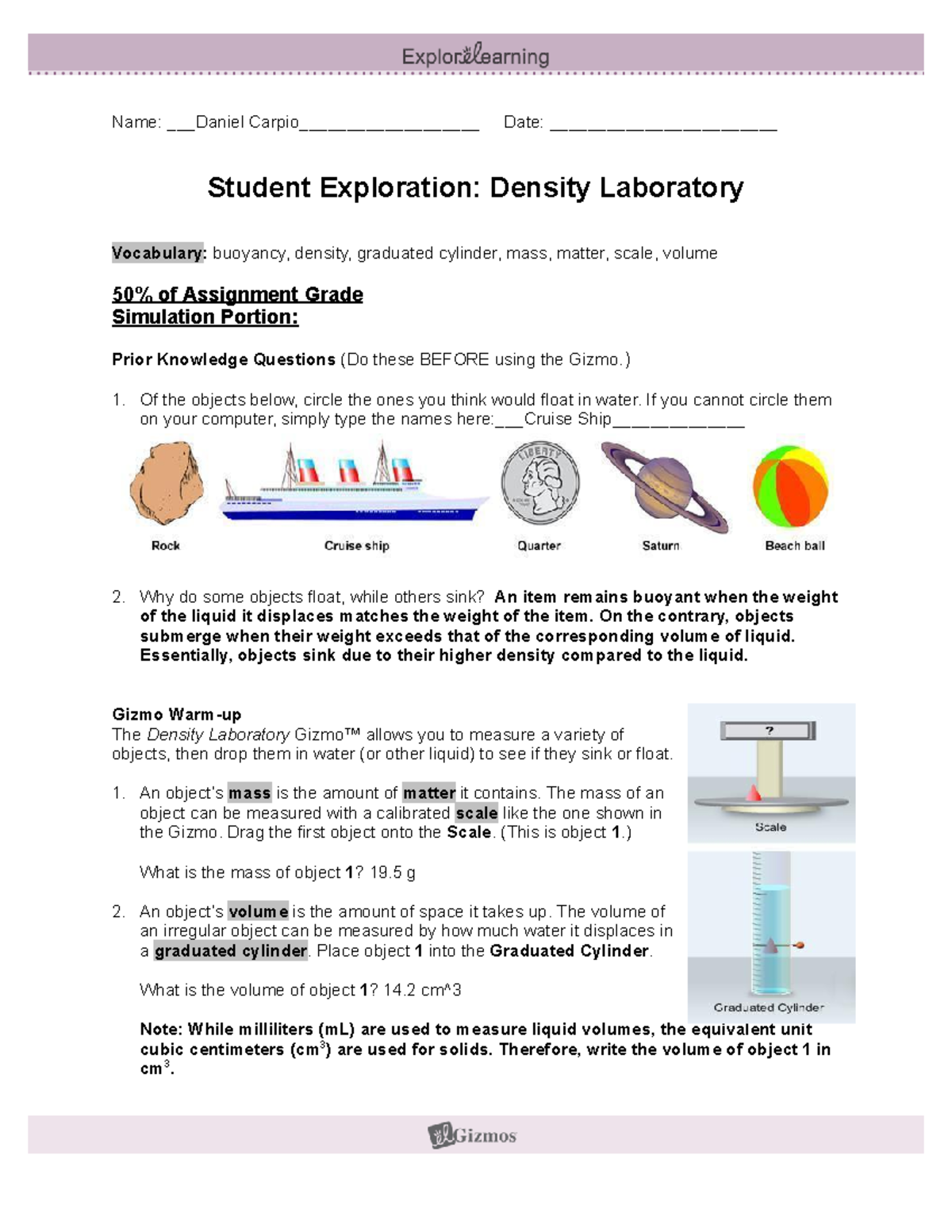 2023 Module One Lesson Two Assignment - Name: Daniel Carpio ...