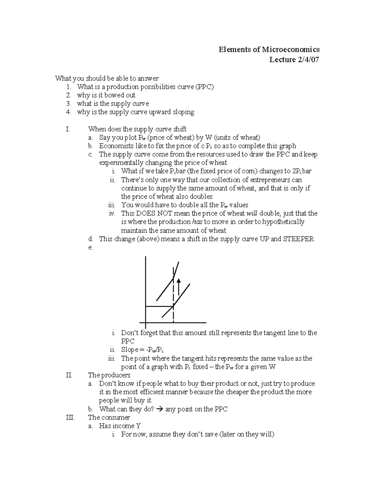 Microeconomics 2 - Class 3 notes - Elements of Microeconomics Lecture ...