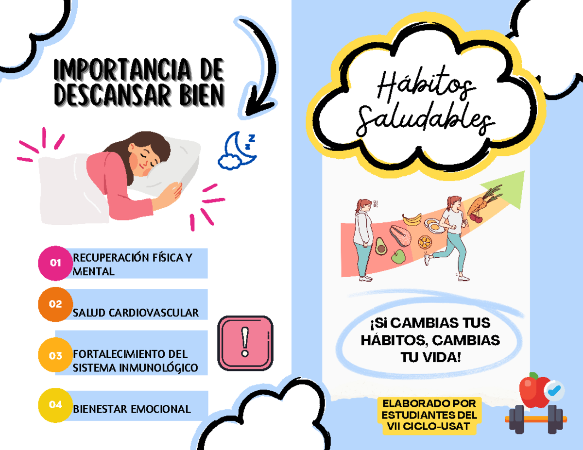 Diptico- Sesion Habitos Saludables - Cuidados Fundamentales de ...