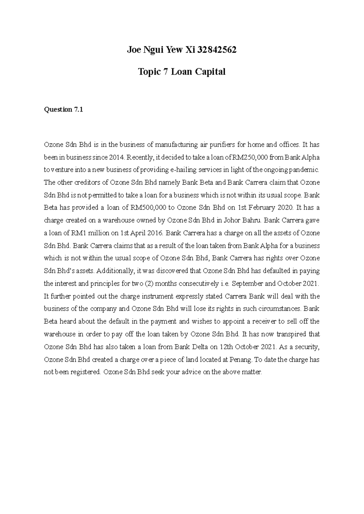 TG1PG9Q7 - thoughtful answer of this sem quesztion - Joe Ngui Yew Xi ...