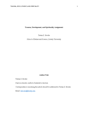 Behavorial Modification Research Project - Terran Brodie Behavior ...