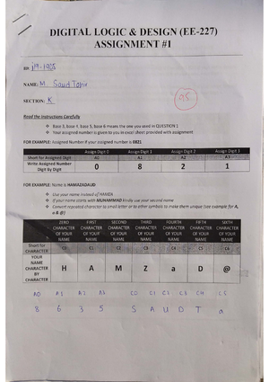 Assignment 2 BS-CS - National University o f C o m p u t e r & E m e r ...