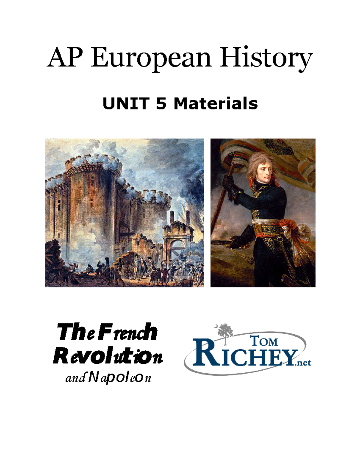 5 - UNIT 5 Materials - Euro - AP European History UNIT 5 Materials The ...