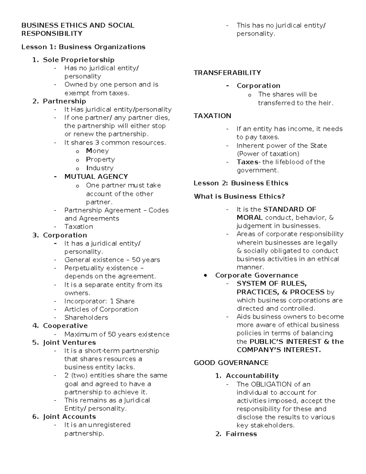 Business Ethics AND Social Responsibility - BUSINESS ETHICS AND SOCIAL ...
