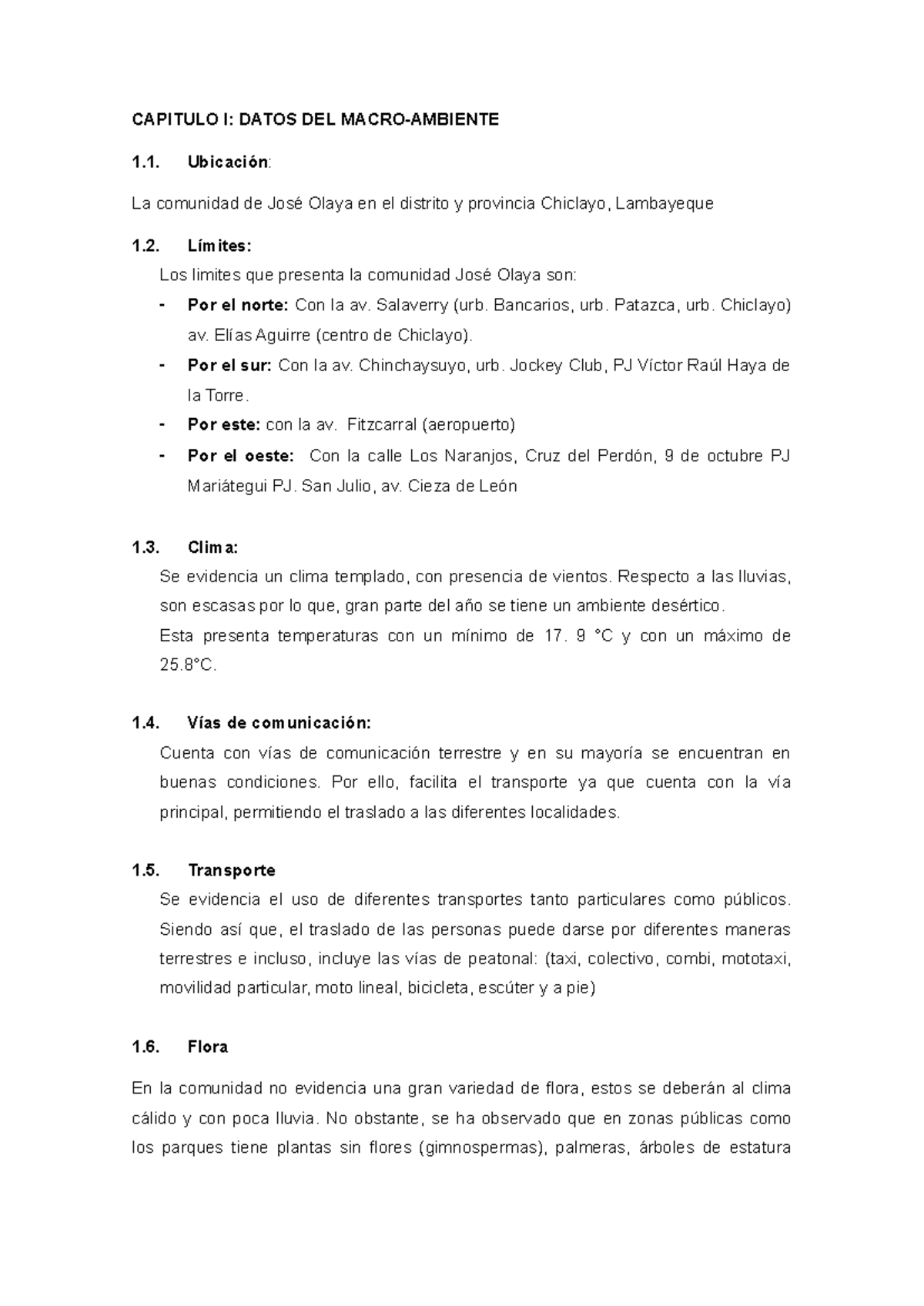 Datos del Macro PF - Resumenes - CAPITULO I: DATOS DEL MACRO-AMBIENTE ...