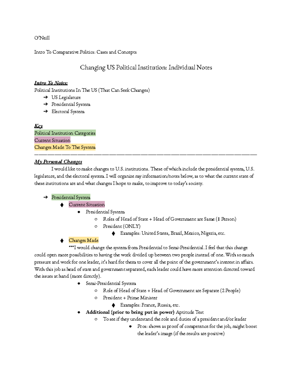 Formal Activity Individual Notes - Google Docs - O’Neill Intro To ...