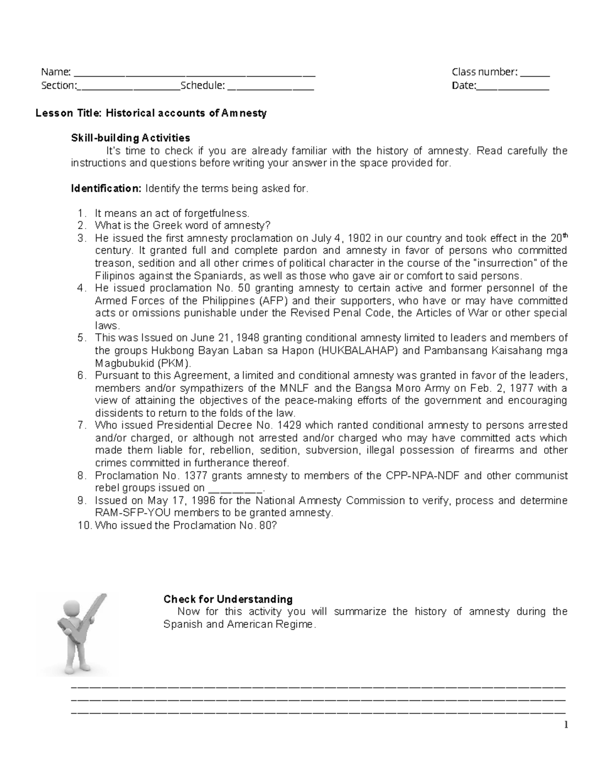 Activity 14 - Name ...