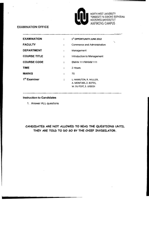 BMAN111 Semester Test 2023 TEST English Final MC NPW Students - BMAN111 ...