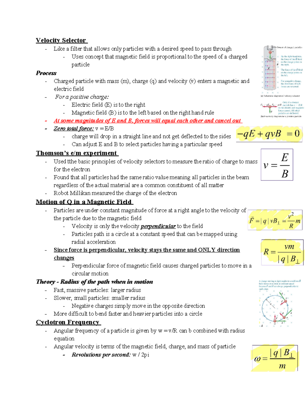 Ch 20 Lec 28- Motion in Magnetic Fields; Thomson Experiment; Devices ...
