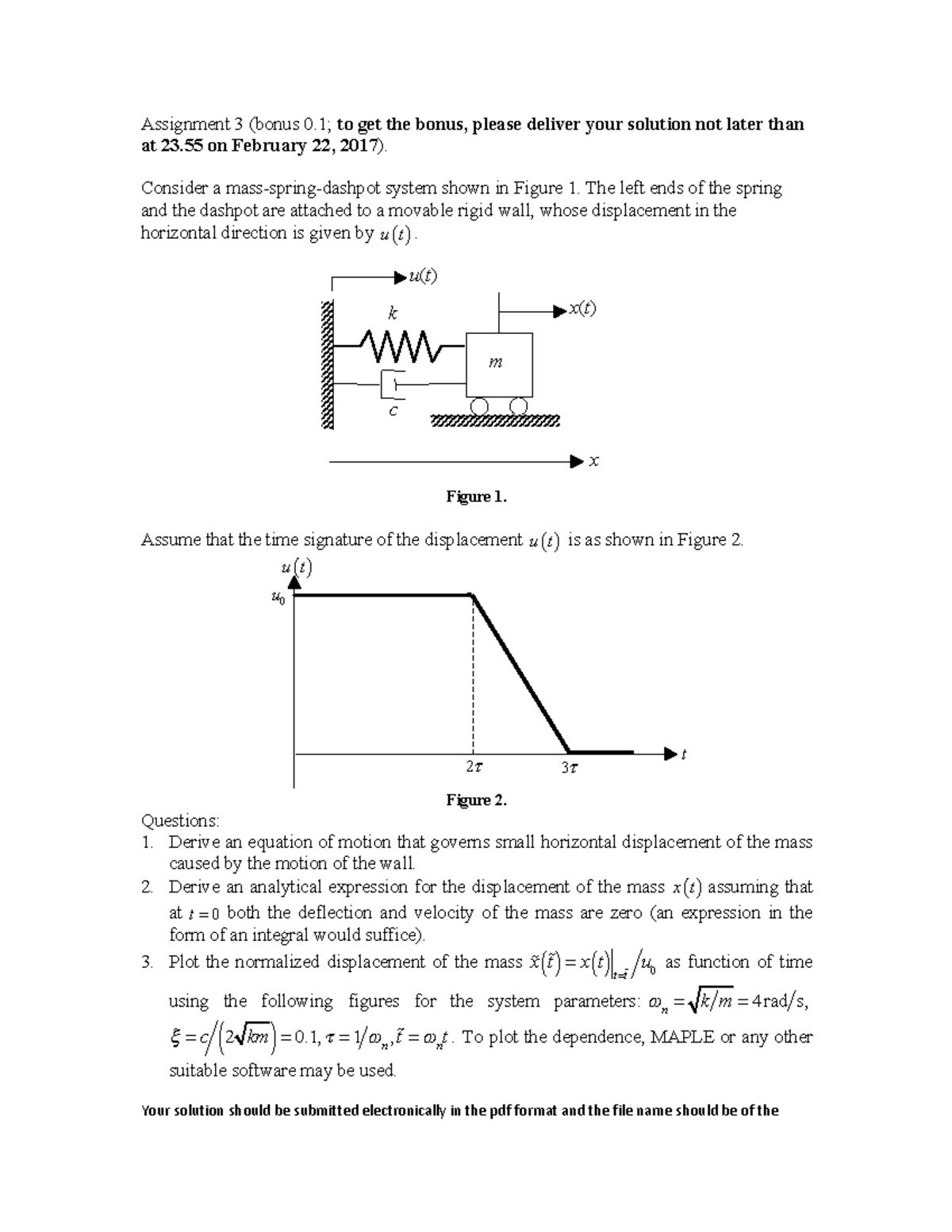 CIE 4140 Assignment 3 2017 - Assignment 3 (bonus to get the bonus ...