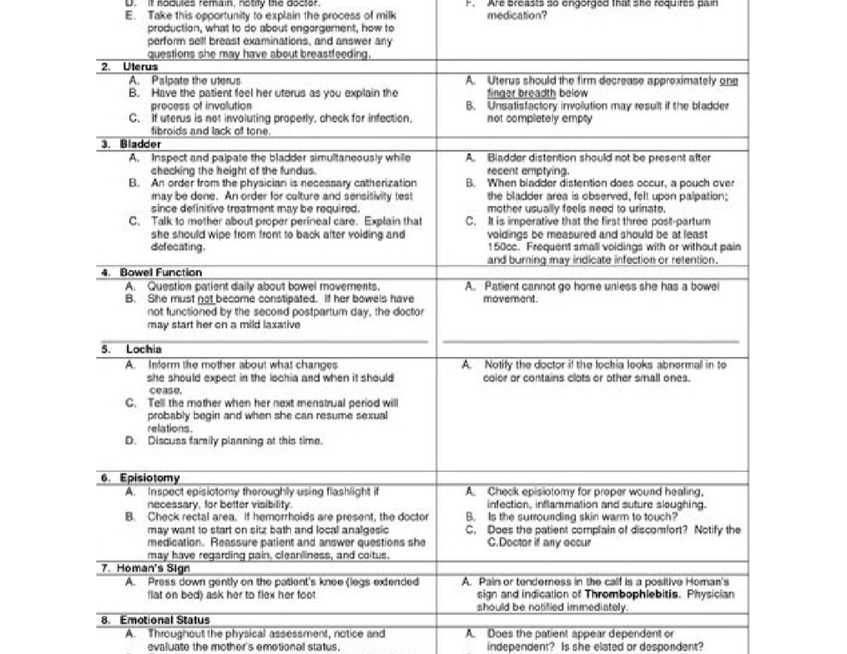 Bubblehe Assessment Guide FOR L&D / Mother & baby unit. 305 Clinical ...