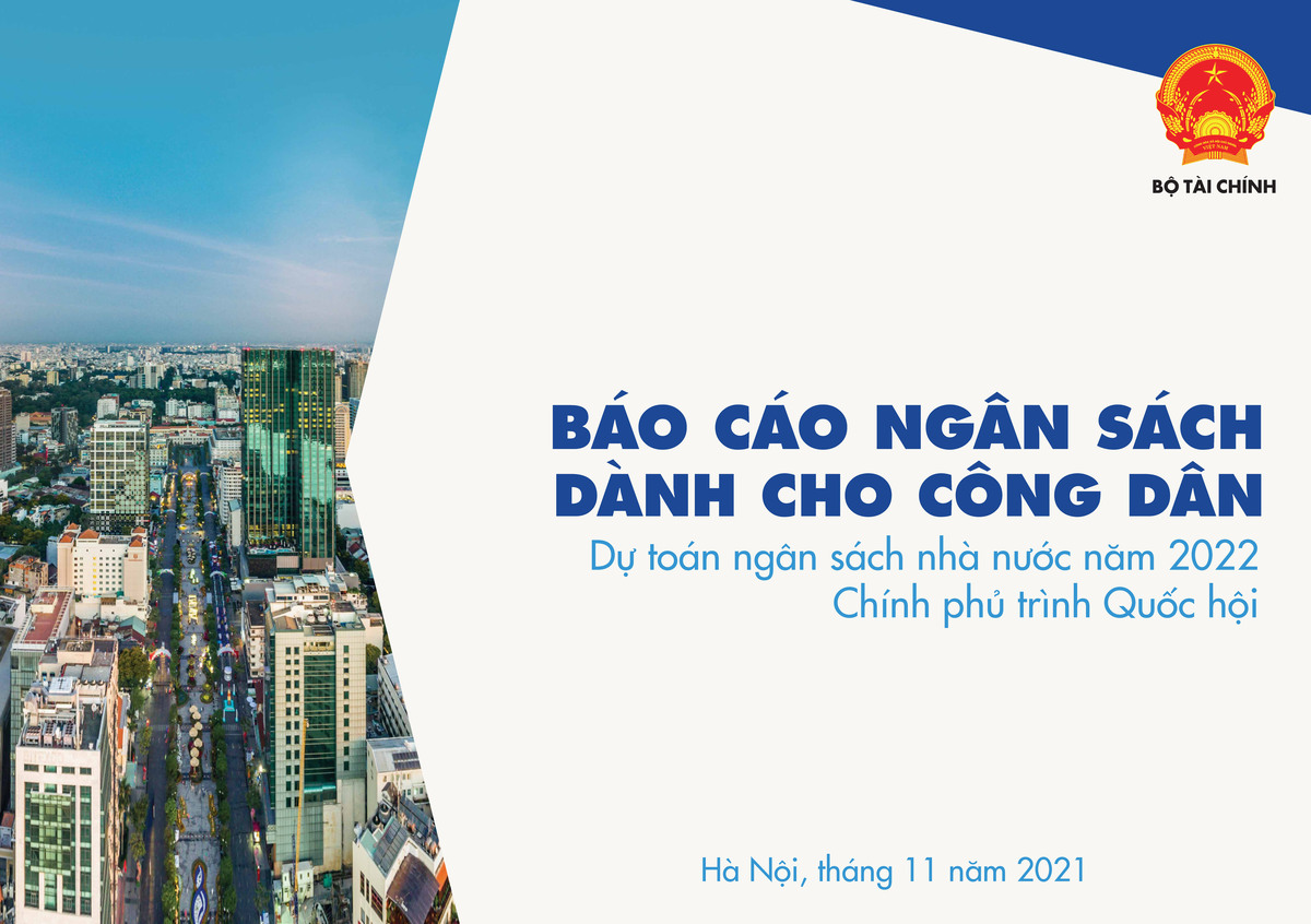 NSCD - Du toan NSNN nam 2022 Chinh phu trinh Quoc hoi - BÁO CÁO NGÂN SÁCH DÀNH CHO CÔNG DÂN ...