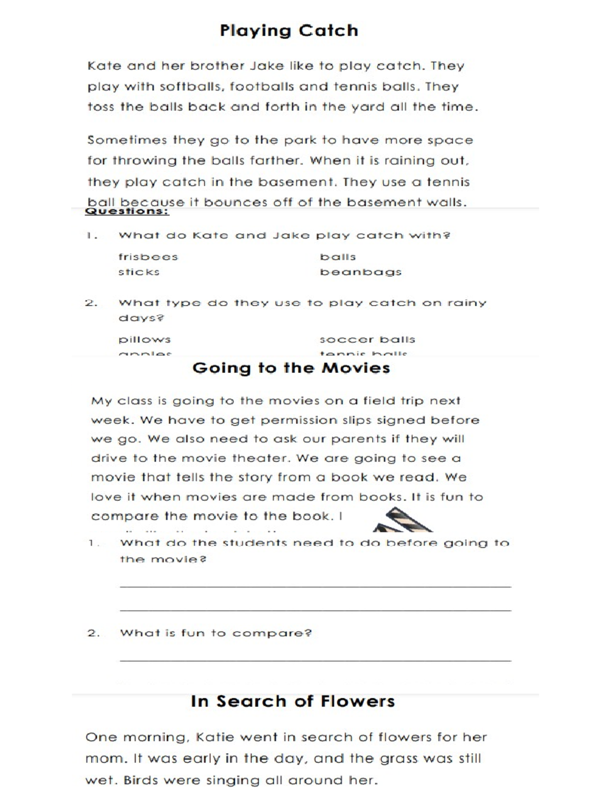 Reading LOG Story 1-4 2 Kindness NR - Science technology engineering ...