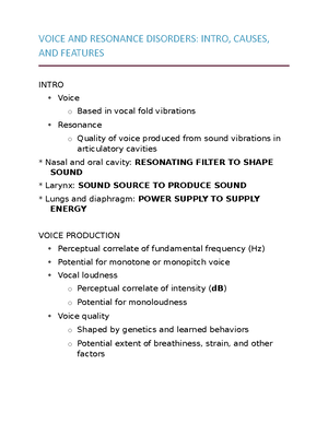 Speech Sounds- Assessment AND Treatment - SPEECH SOUNDS: ASSESSMENT AND ...