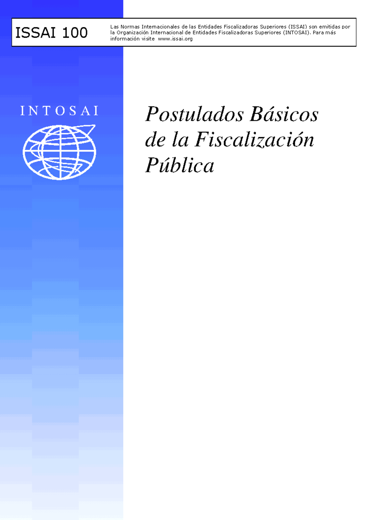 5. Issai-100S Postulados Basicos Fiscalizacion Publica Intosai - ISSAI ...
