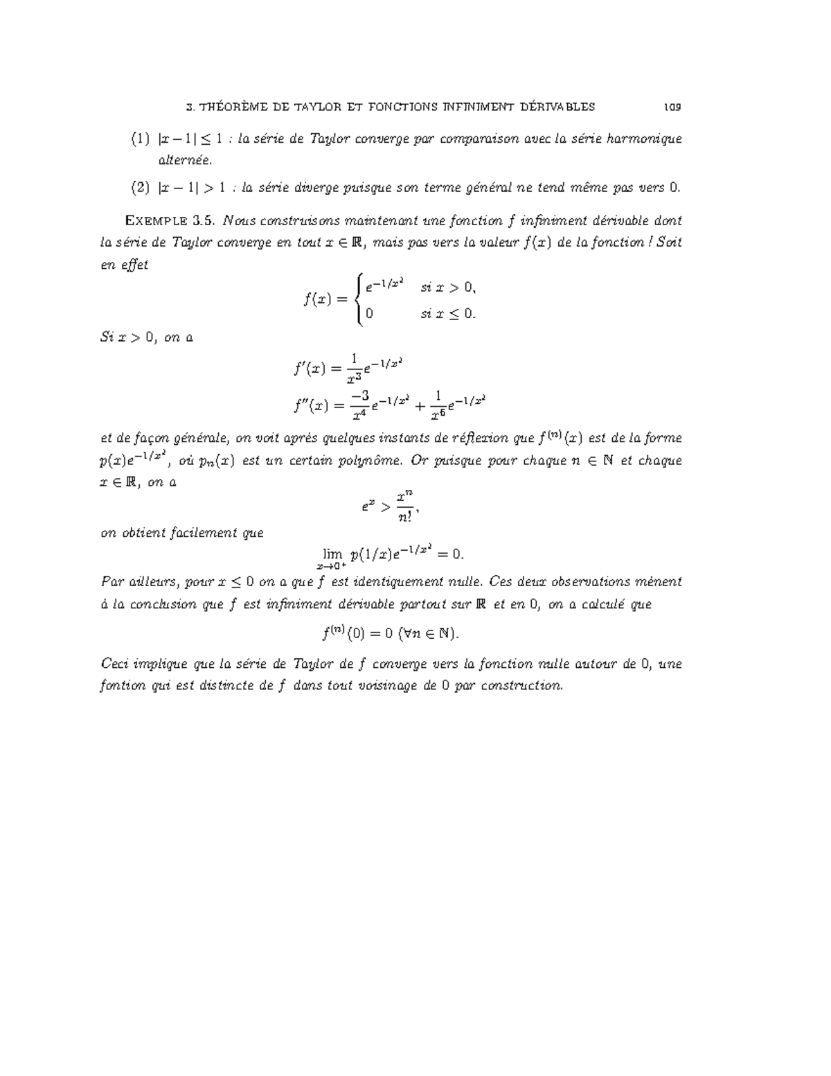 Cours Math Collin Analyse-37 - TH ́EOR`EME DE TAYLOR ET FONCTIONS ...