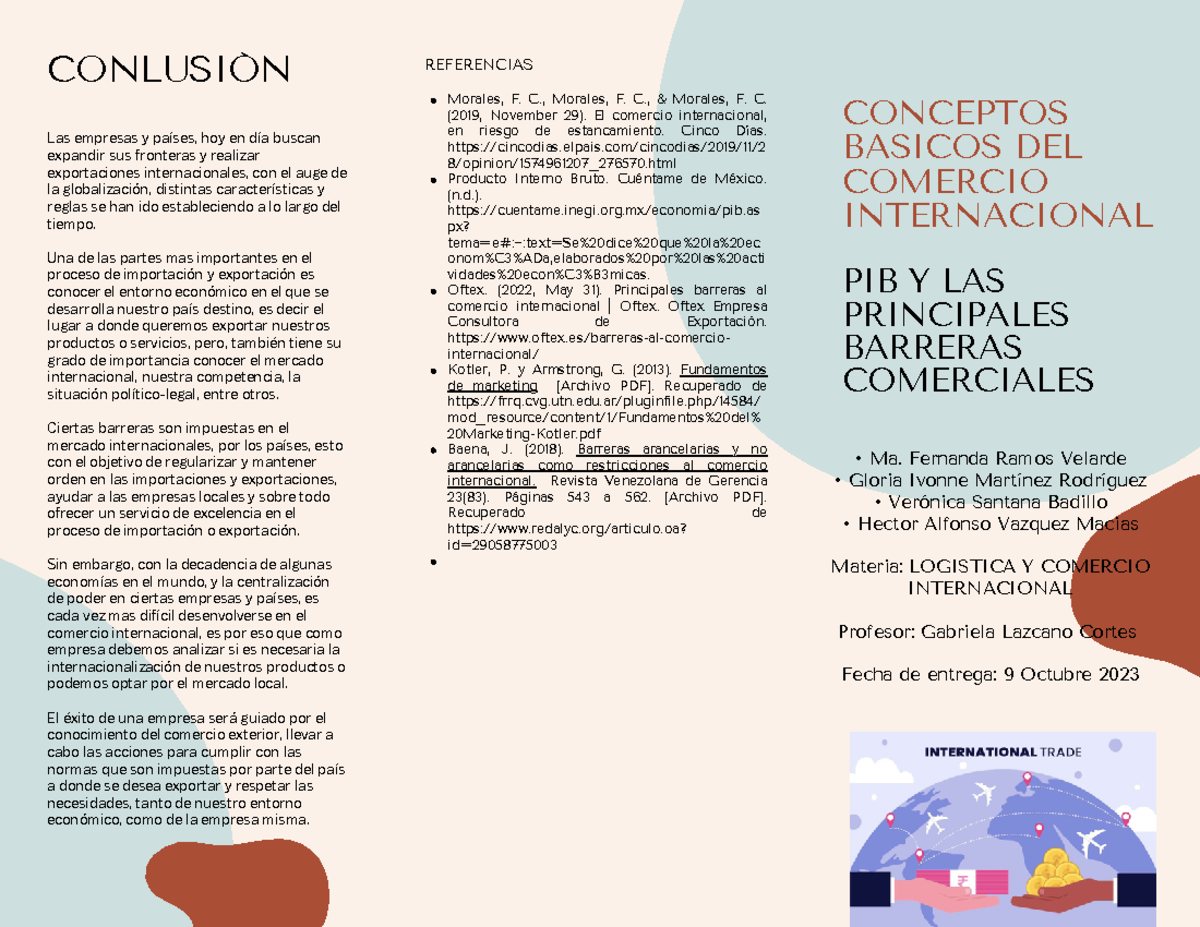 Triptico logistica - trip - CONCEPTOS BASICOS DEL COMERCIO ...