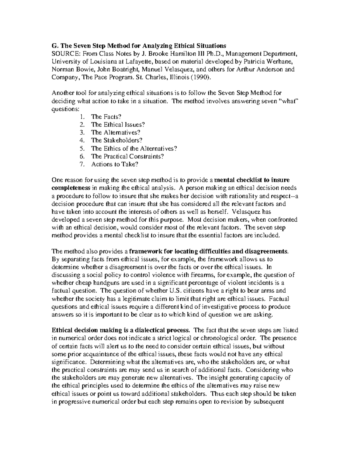 7 step model version 1 - Templates - G. The Seven Step Method for ...