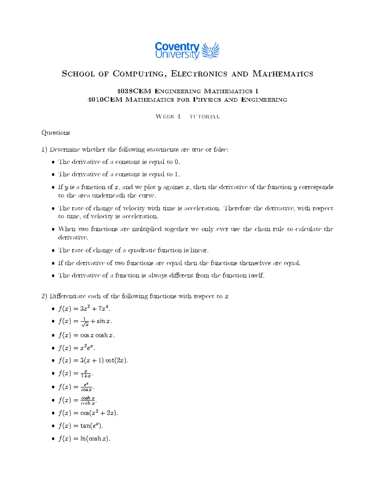 Differentiation tutorial - ♦♦ ♦ ♦♠♣ t ♥ tr♦♥ s ♥ t ♠ t s ♥ ♥ r ♥ - Studocu