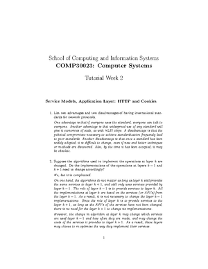 Lab7 wireshark Lab 7 wireshark - School of Computing and Information Systems COMP30023: Computer ...