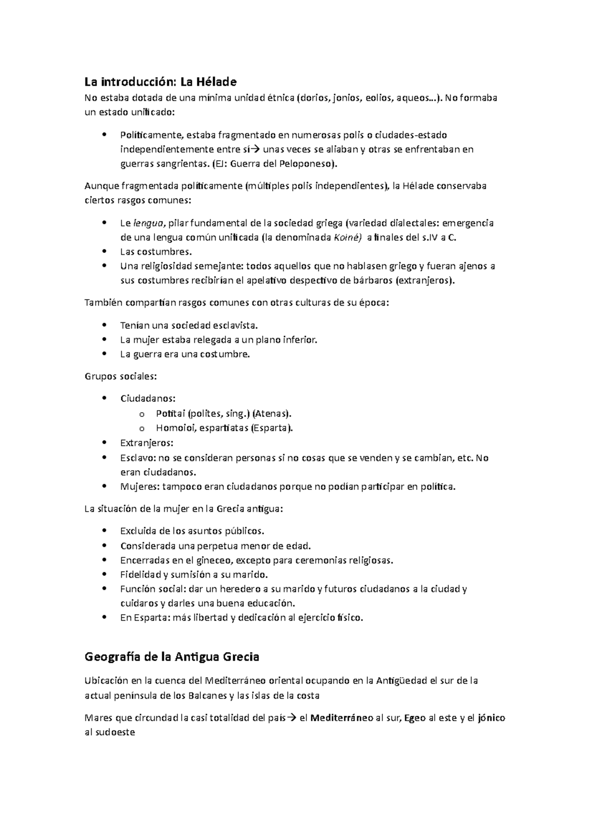 Geografía de la Antigua Grecia 1 - La introducción: La Hélade No estaba ...