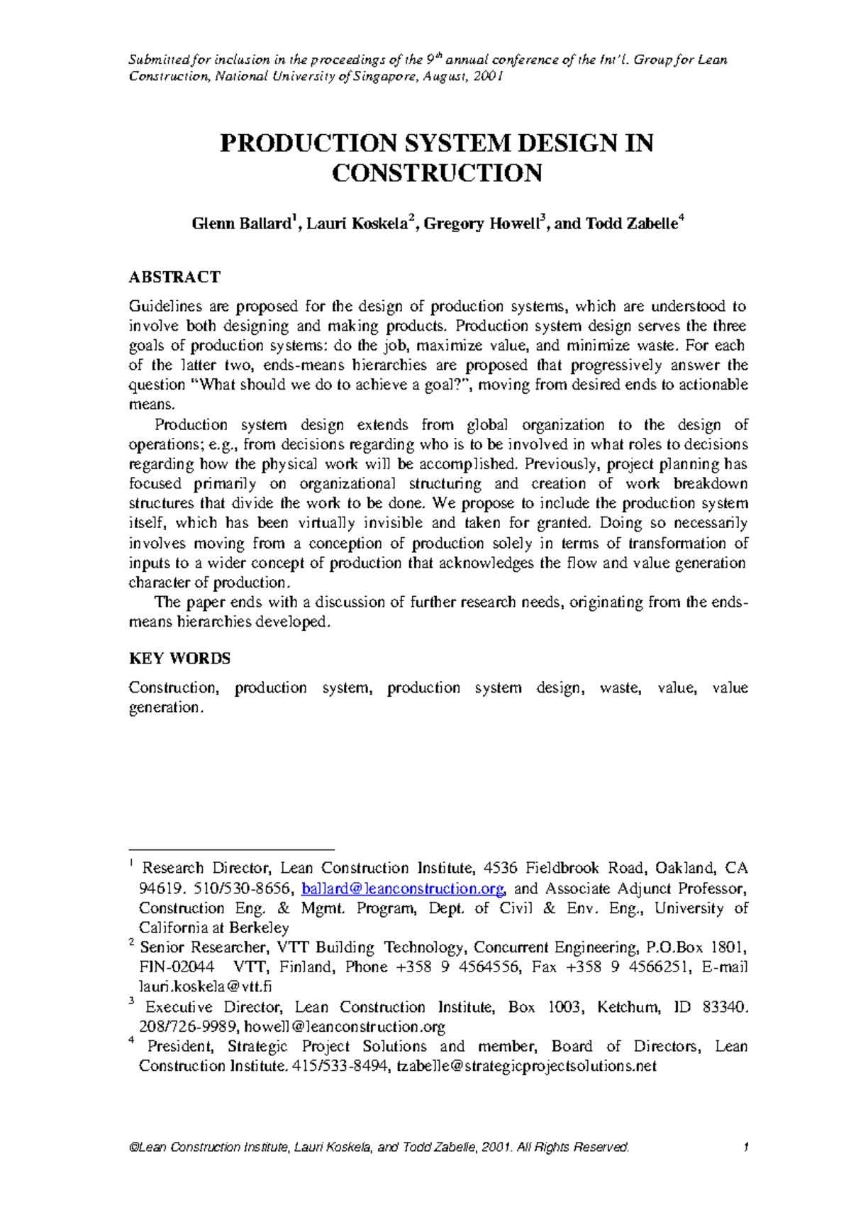 LP2 Appendix 2 - Production system design in construction ...