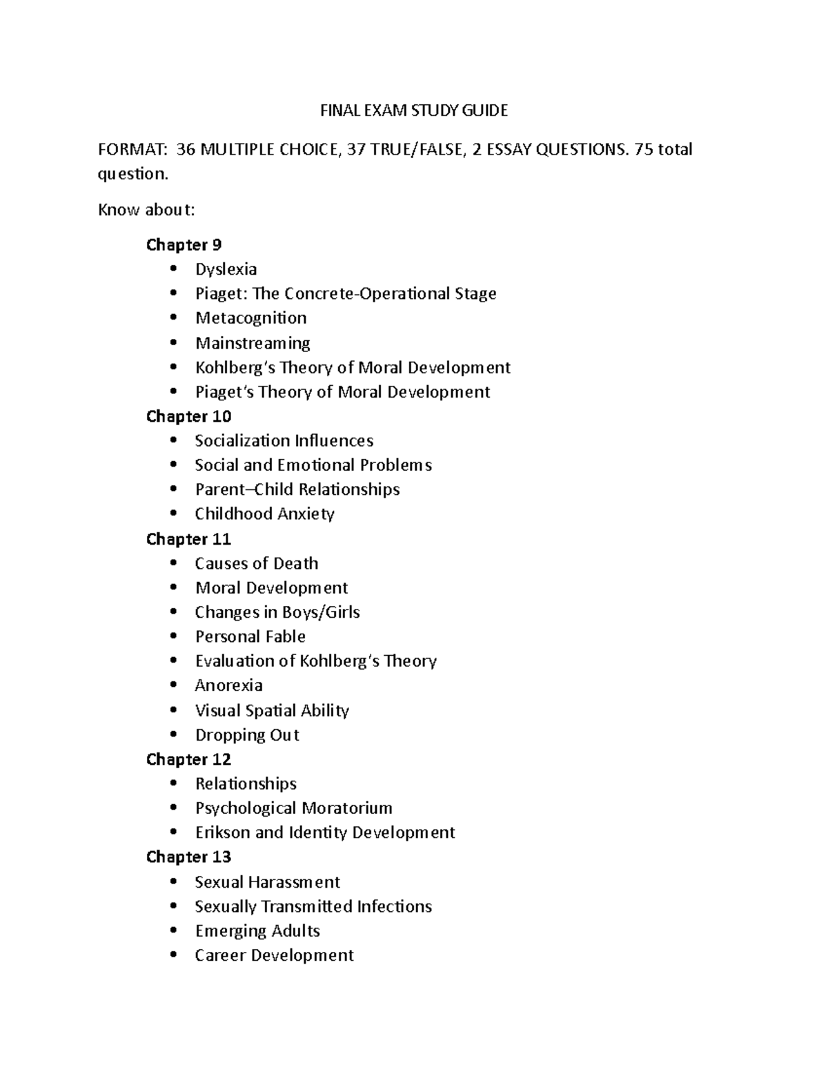 Final Exam Study Guide - Nurs 101 - CSN - Studocu