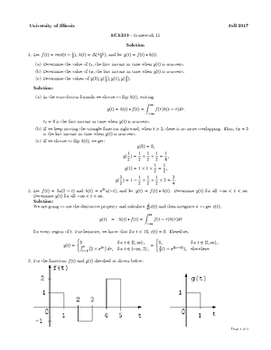 17Fall hw01 solution - ♥ rs t② ♦ ♥♦ s ♦♠ ♦r ♦ t ♦♥ - Studocu