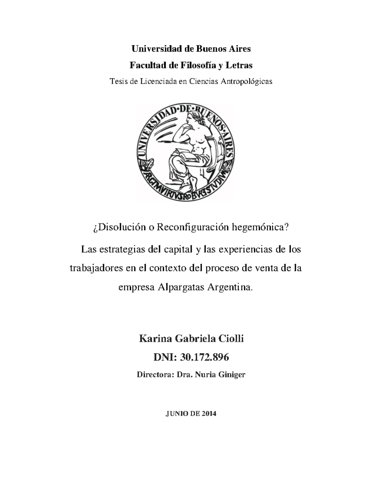 Alpargatas - bbbbbbbbbbbbbbbbbbbbbbbb - Universidad de Buenos Aires ...