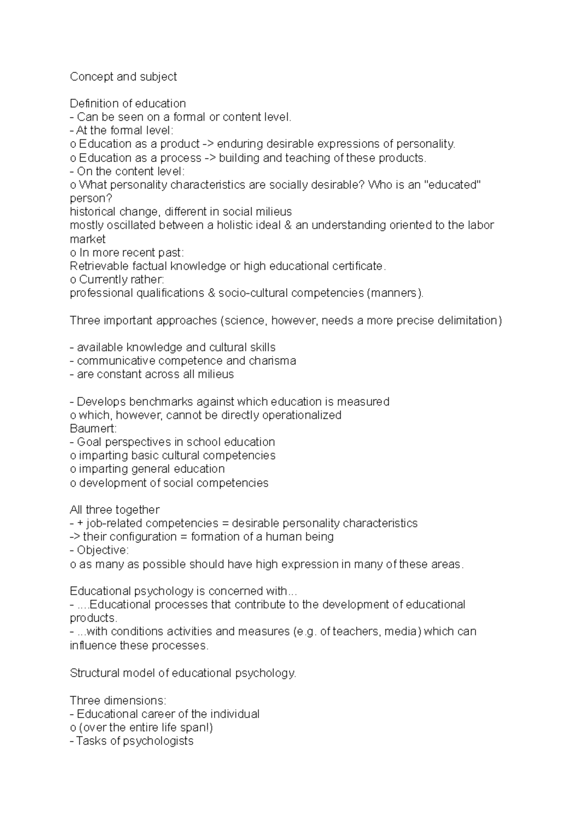 Concept and subject - Cognitive Psychology - Concept and subject ...