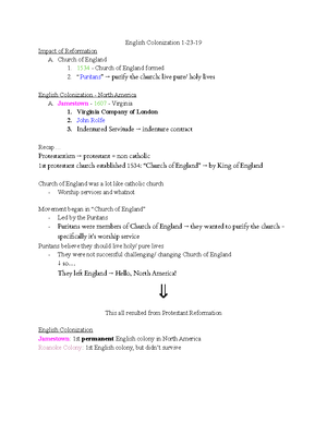 Hist chapter 1 - United States history up to 1865 - Hist-1493- August ...