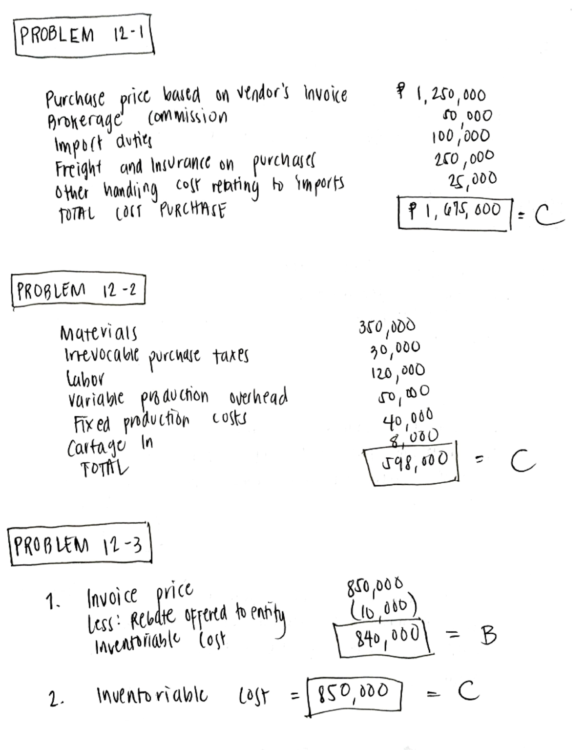 Auditing - Chapter 12 Problems - BS in Accountancy - Studocu