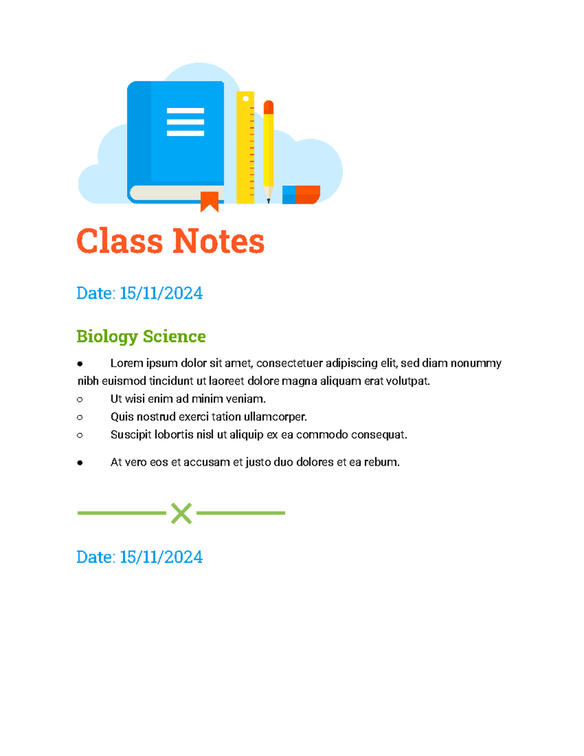 Class notes - These are some of my summaries that I used to study for ...
