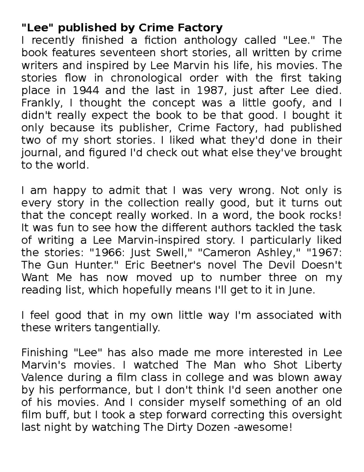 Lee - MATERIALS IS USED FOR ACADEMIC PURPOSES - "Lee" published by ...