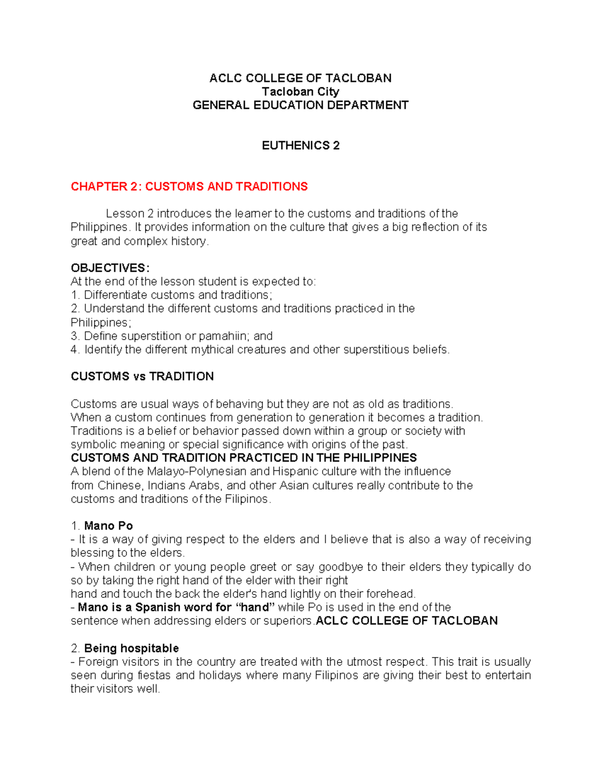 Combinepdf (12) - ACLC COLLEGE OF TACLOBAN Tacloban City GENERAL ...