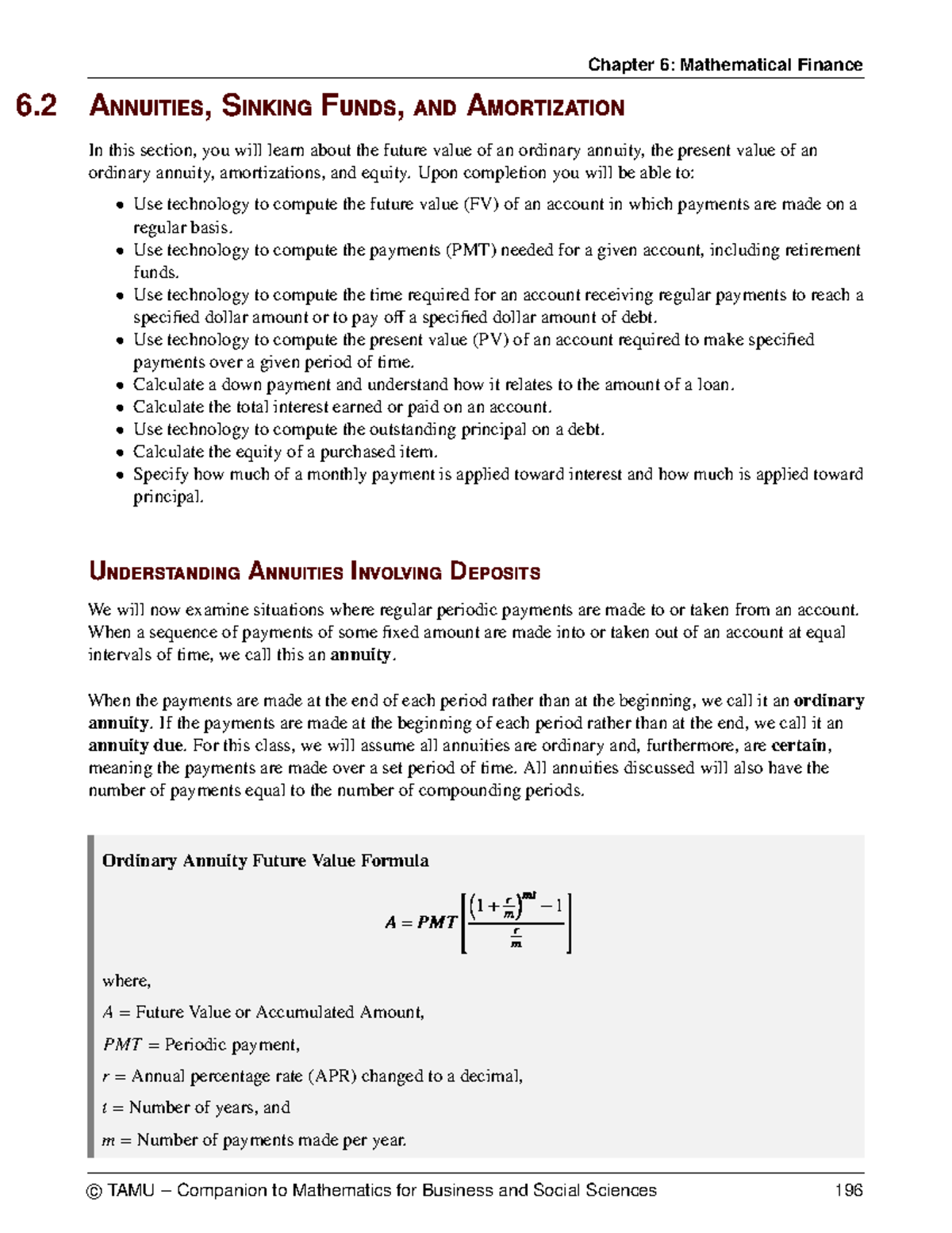 MATH140 Lecture Notes A Chapter 6 Section 2 - Chapter 6: Mathematical ...